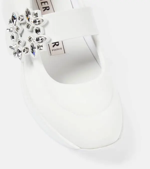 ROGER VIVIER Viv Match Embellished Sneakers