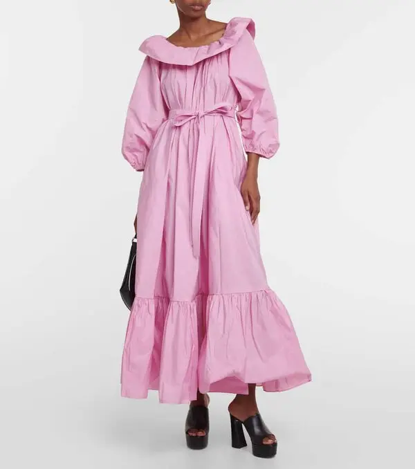 PATOU Off-shoulder Maxi Dress