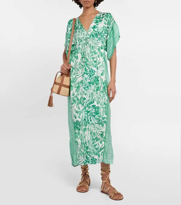 Poupette St Barth Amaya Printed Kaftan