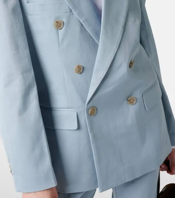 Plan C Oversized Cotton-blend Blazer