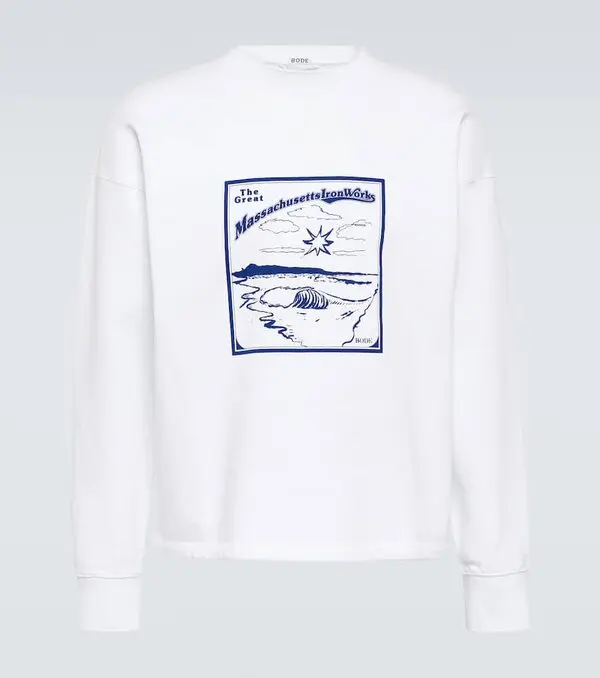 BODE Ironworks Cotton Jersey Sweatshirt