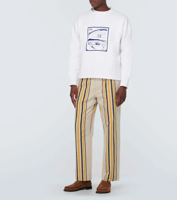 BODE Ironworks Cotton Jersey Sweatshirt