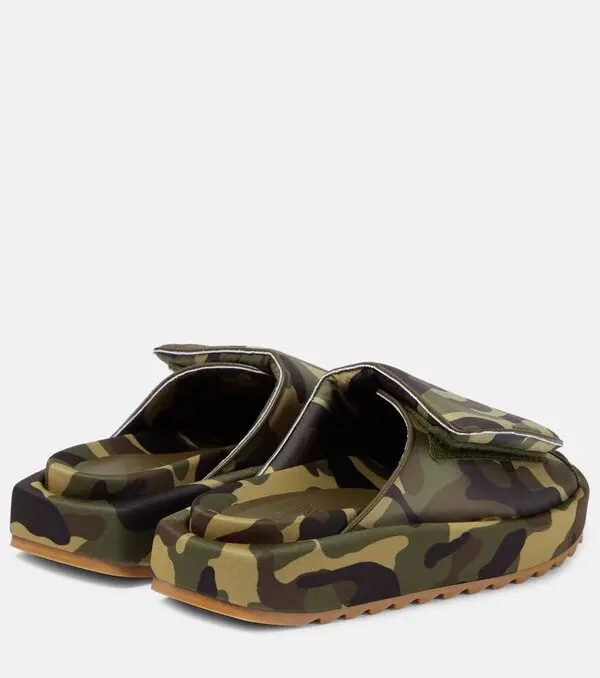 GIA BORGHINI Gia 1 Uni Camouflage Slides