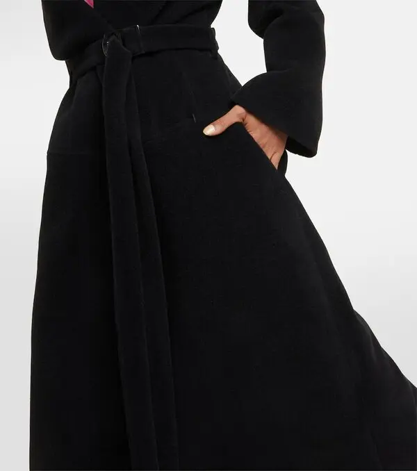 TOM FORD Alpaca And Wool Belted Overcoat
