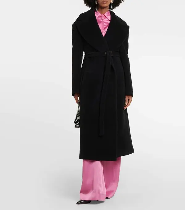 TOM FORD Alpaca And Wool Belted Overcoat