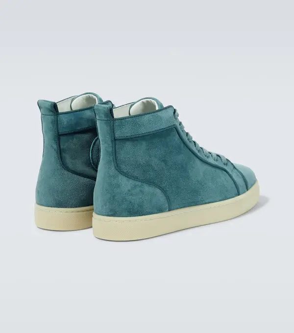 CHRISTIAN LOUBOUTIN Louis Suede High Top Sneakers