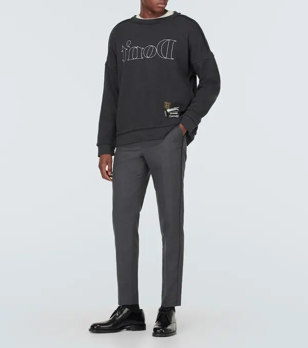 UNDERCOVERISM Wool Slim Trousers - Grey