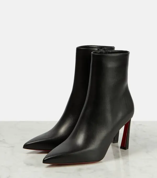 CHRISTIAN LOUBOUTIN Condora 85 Leather Ankle Boots