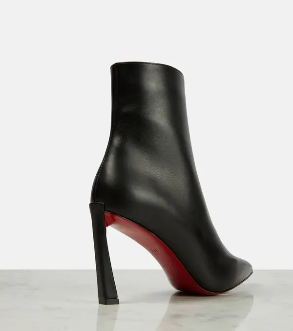 CHRISTIAN LOUBOUTIN Condora 85 Leather Ankle Boots