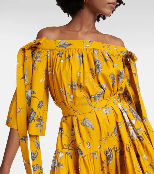 Erdem Floral Cotton Maxi Dress