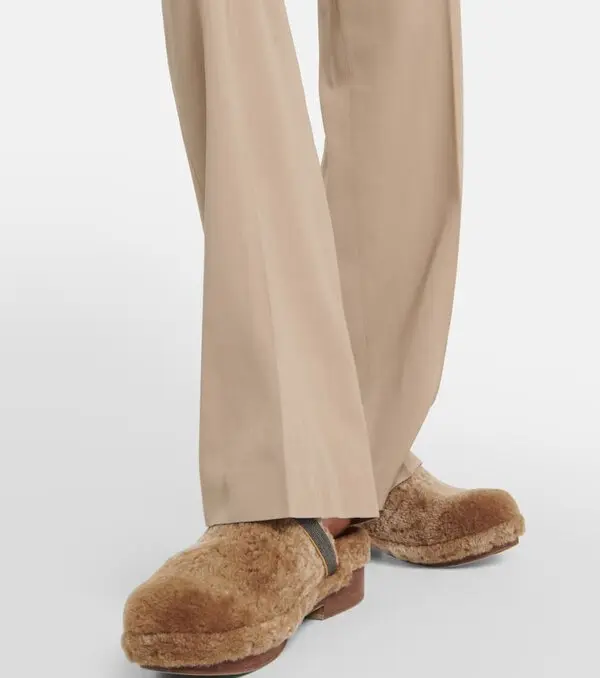 Brunello Cucinelli High-rise Straight Pants