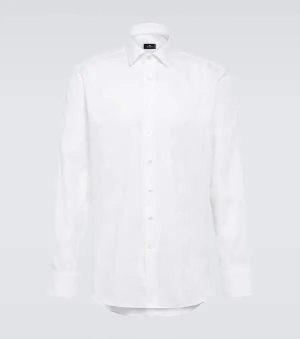 Etro Paisley Jacquard Cotton Shirt
