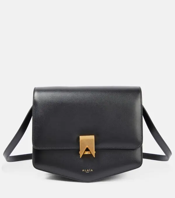 Alaïa Le Papa Large Leather Crossbody Bag - Black