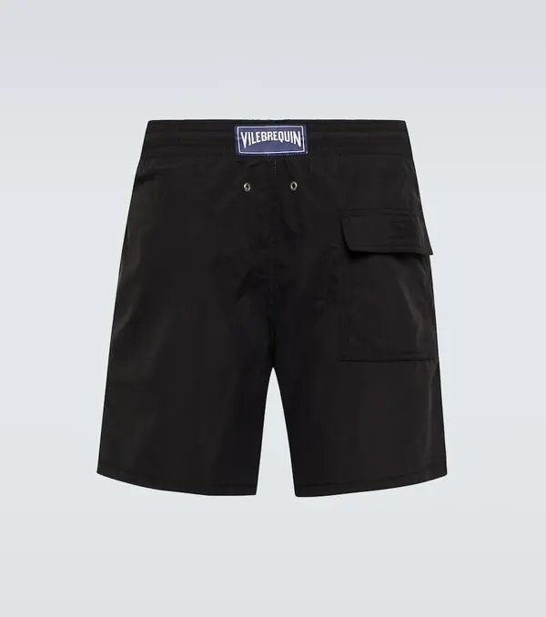Vilebrequin Moorea Technical Fabric Swim Shorts - Black