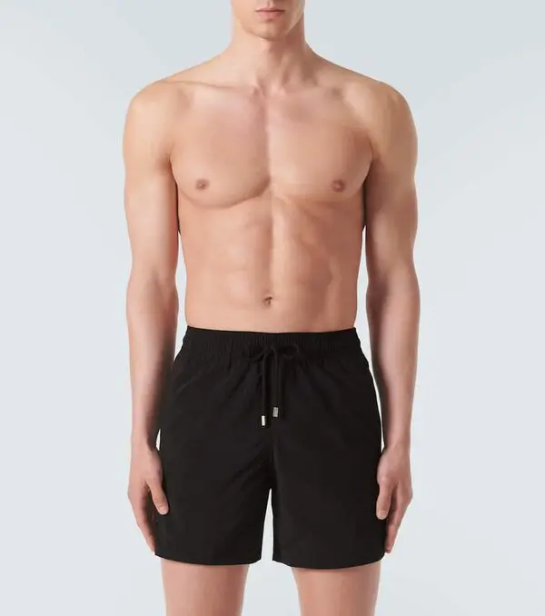 Vilebrequin Moorea Technical Fabric Swim Shorts - Black