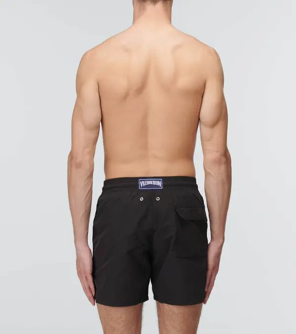Vilebrequin Moorea Technical Fabric Swim Shorts - Black