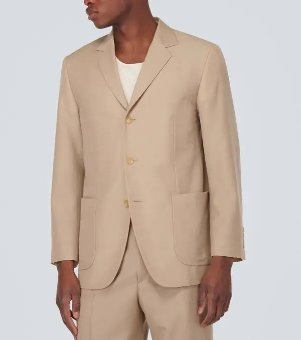 Auralee Wool And Mohair Blazer