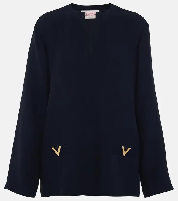 Valentino Garavani Vgold Cady Couture Top