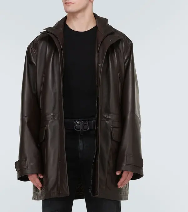 Balenciaga Monaco Bb Leather Belt