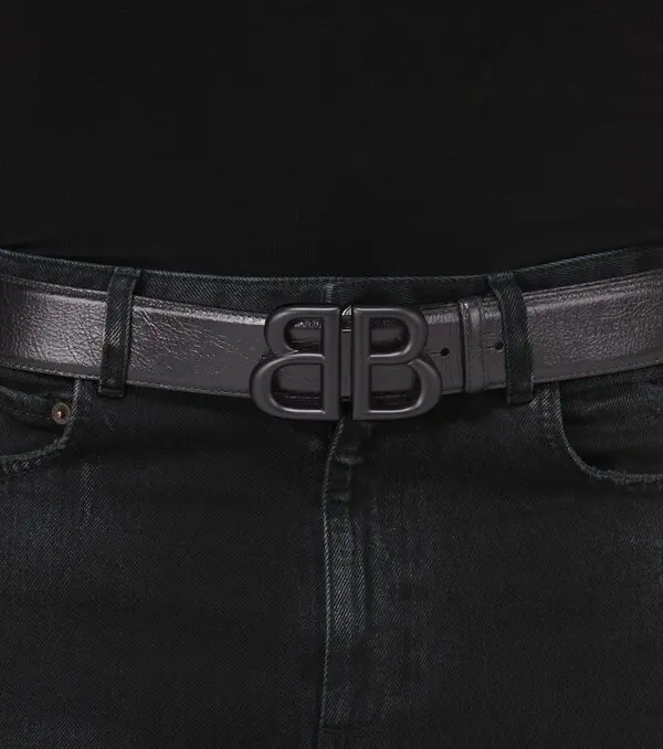 Balenciaga Monaco Bb Leather Belt