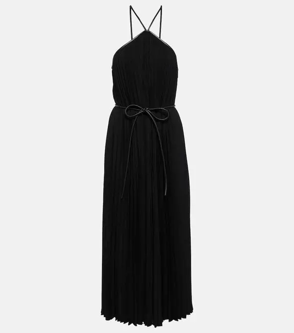 Proenza Schouler White Label Celeste Pleated Dress - Black
