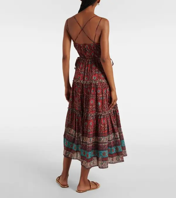 Ulla Johnson Rosa Printed Midi Dress