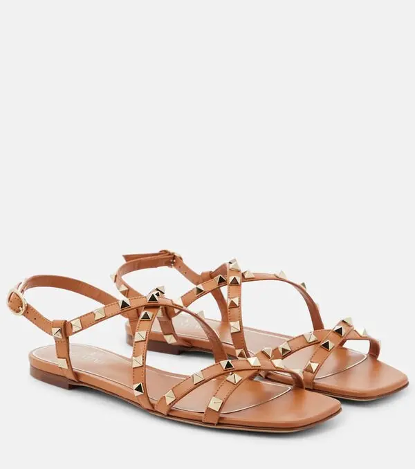Valentino Garavani Rockstud Leather Sandals