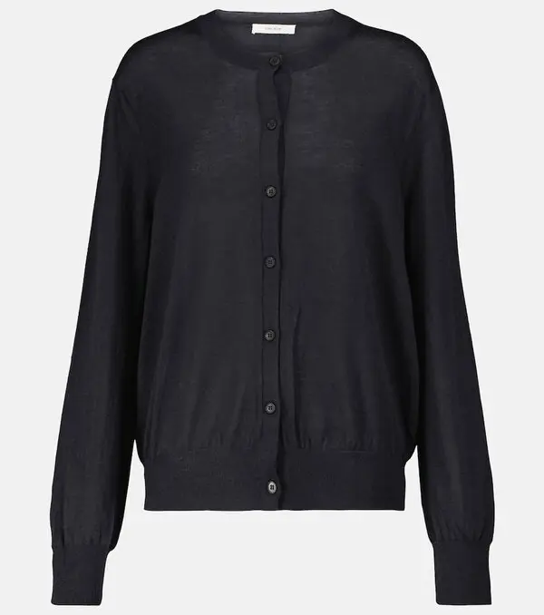 THE ROW Battersea Cashmere Cardigan - Blue