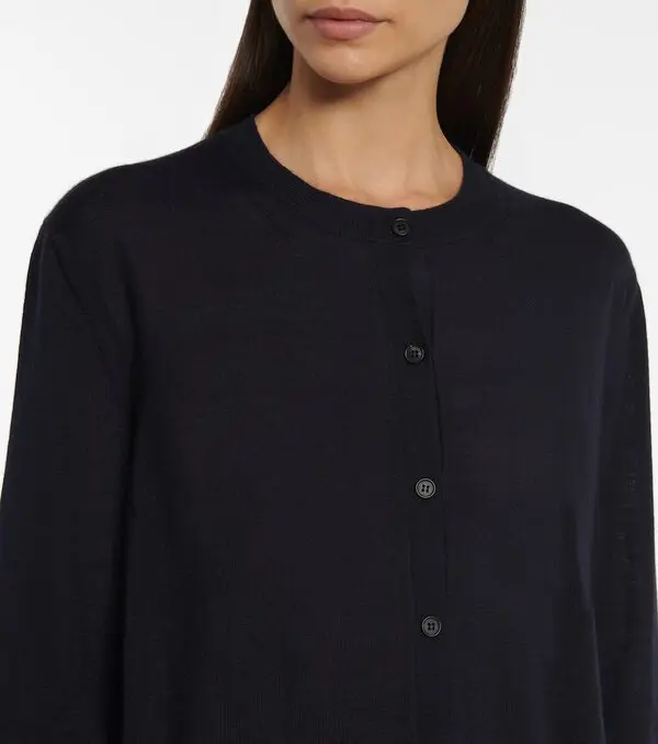THE ROW Battersea Cashmere Cardigan - Blue