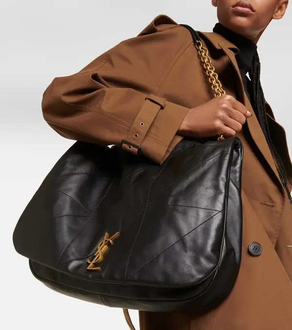 Saint Laurent Jamie 4.3 Leather Shoulder Bag - Black