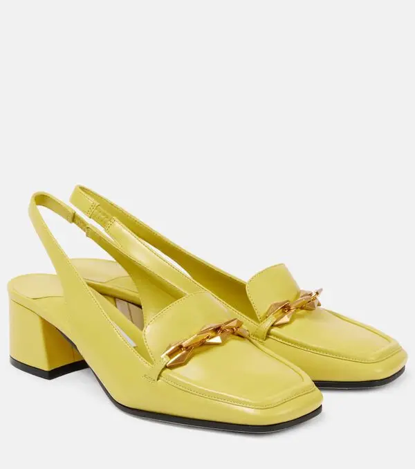 JIMMY CHOO Diamond Tilda Slingback Pumps - Yellow