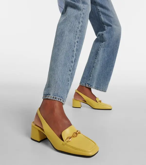 JIMMY CHOO Diamond Tilda Slingback Pumps - Yellow