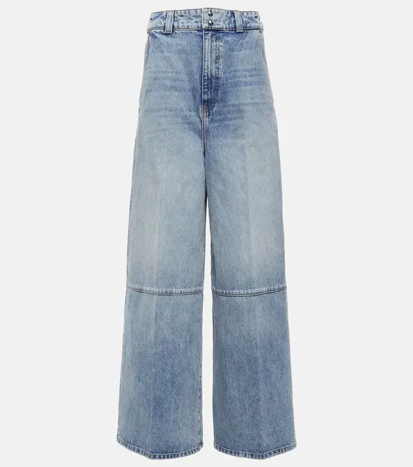 Khaite Isla High-rise Wide-leg Jeans