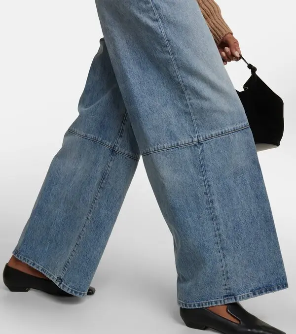 Khaite Isla High-rise Wide-leg Jeans