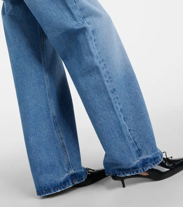 Jacquemus Le De-nimes Wide-leg Jeans - Blue