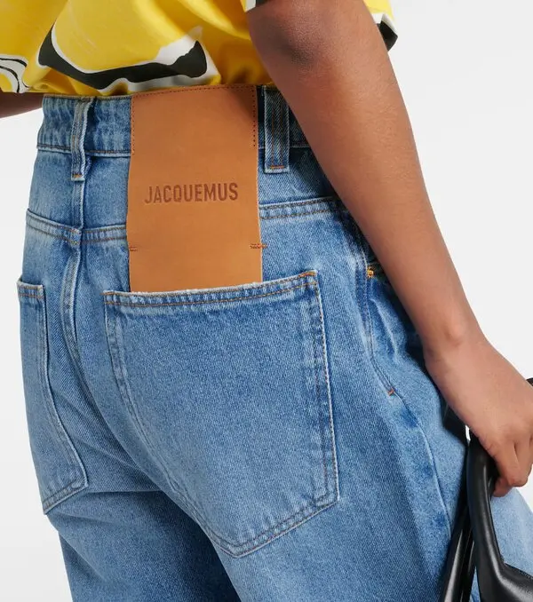 Jacquemus Le De-nimes Wide-leg Jeans - Blue