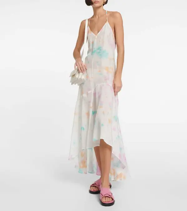 Anna Kosturova Silk Maxi Dress
