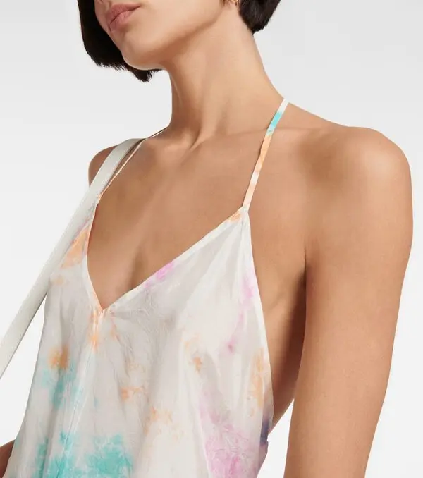 Anna Kosturova Silk Maxi Dress
