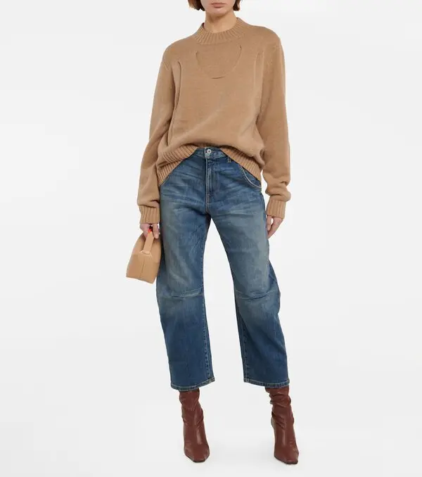 NILI LOTAN Emerson Mid-rise Jeans - Blue