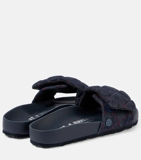 BIRKENSTOCK Sylt Quilted Denim Slides
