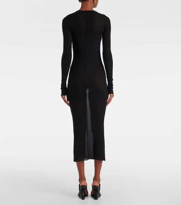 Rick Owens Knitted Midi Dress