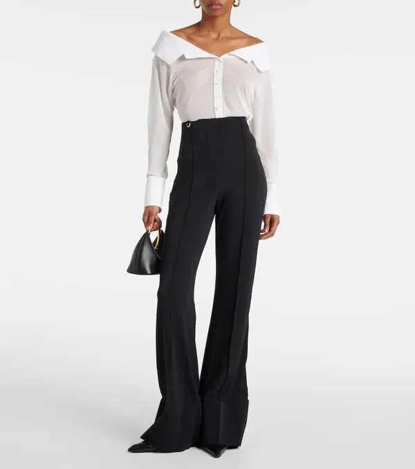 Jacquemus Le Pantalon Apollo High-rise Flared Pants