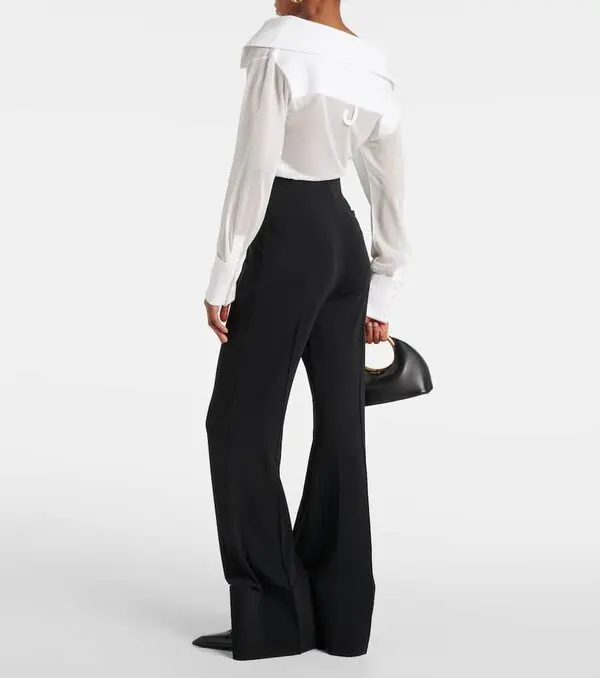 Jacquemus Le Pantalon Apollo High-rise Flared Pants