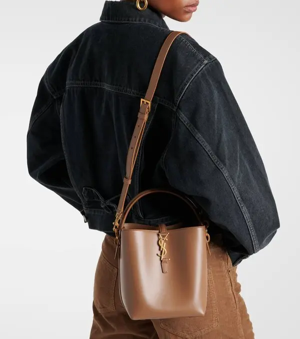 Saint Laurent Le 37 Small Bucket Bag - Brown