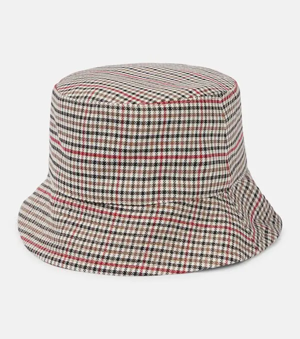Ruslan Baginskiy Checked Bucket Hat