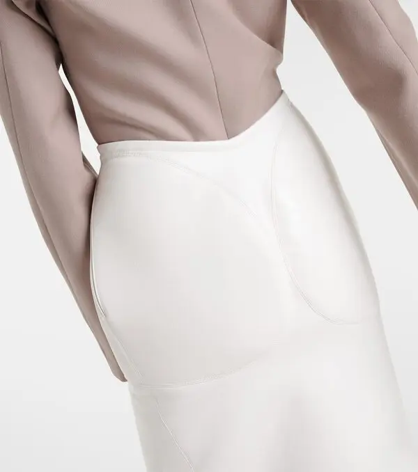 Alaïa Leather Pencil Skirt