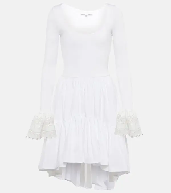 Caroline Constas Maise Minidress - White