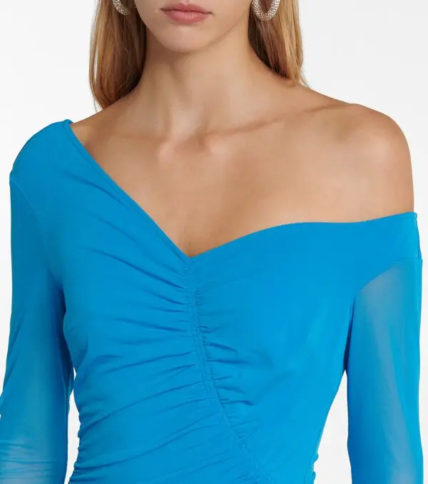 SELF-PORTRAIT Ruched Minidress