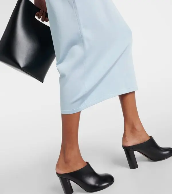Alaïa Hooded Jersey Midi Dress