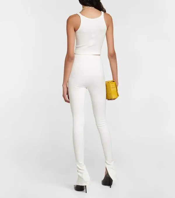 Wardrobe.NYC X Hailey Bieber Cropped Ribbed Tank Top